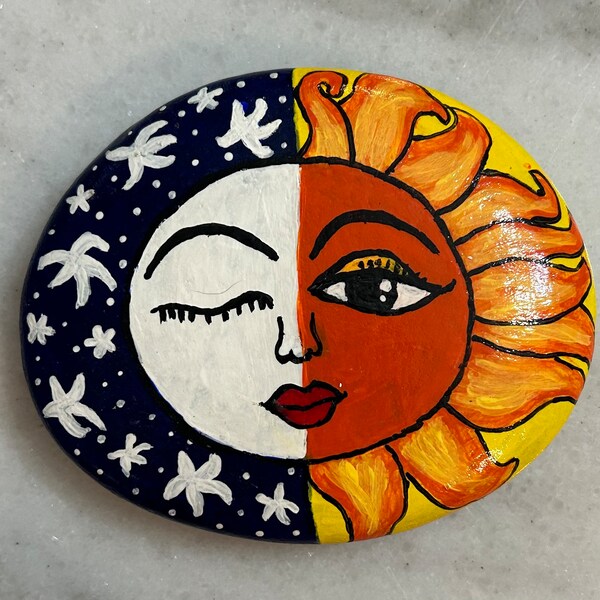Sun Painted Rock - Etsy