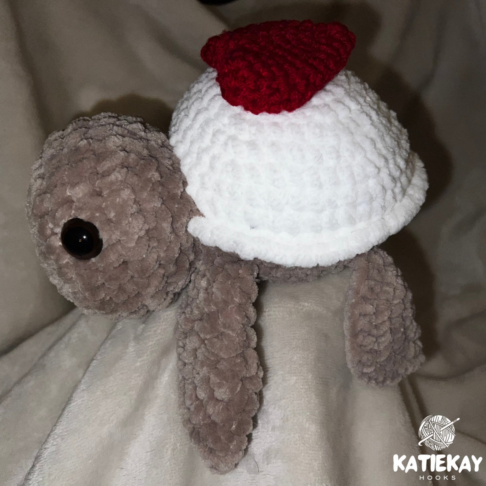 Sweetheart Turtle Plushie - Etsy