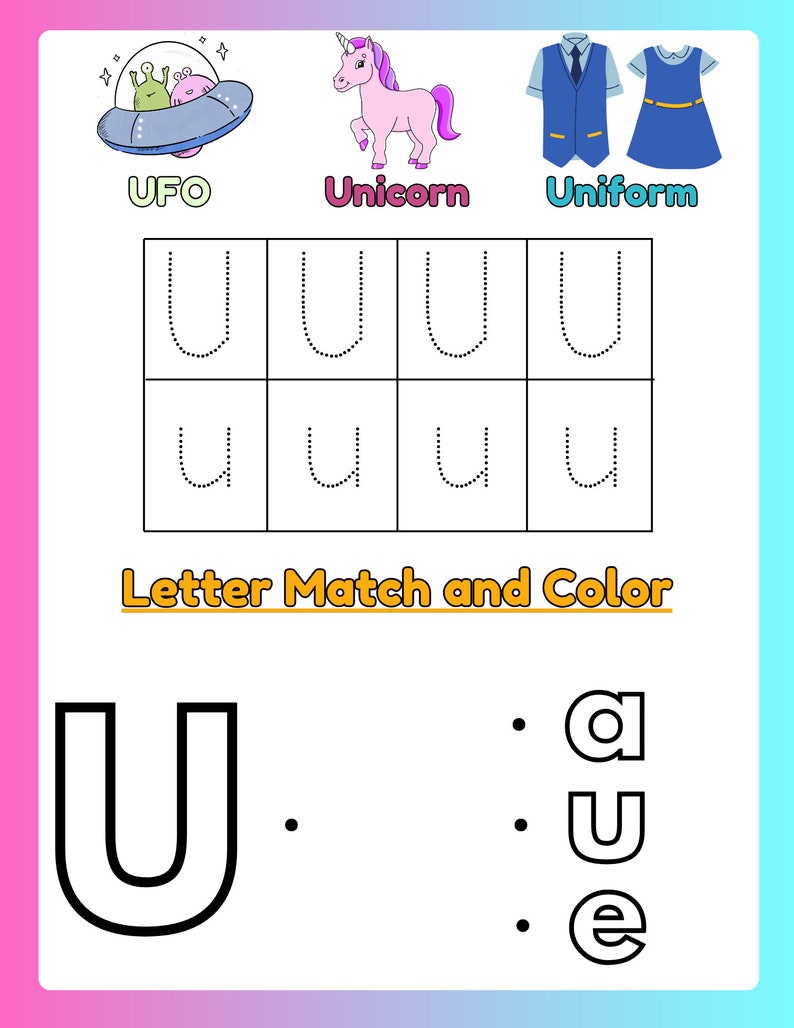 Printable Preschool Alphabet Handwriting Tracing, Uppercase and ...