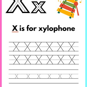 Printable Preschool Alphabet Handwriting Tracing, Uppercase and ...