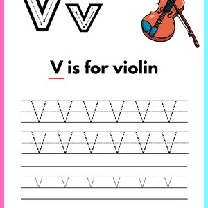 Printable Preschool Alphabet Handwriting Tracing, Uppercase and ...