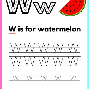 Printable Preschool Alphabet Handwriting Tracing, Uppercase and ...