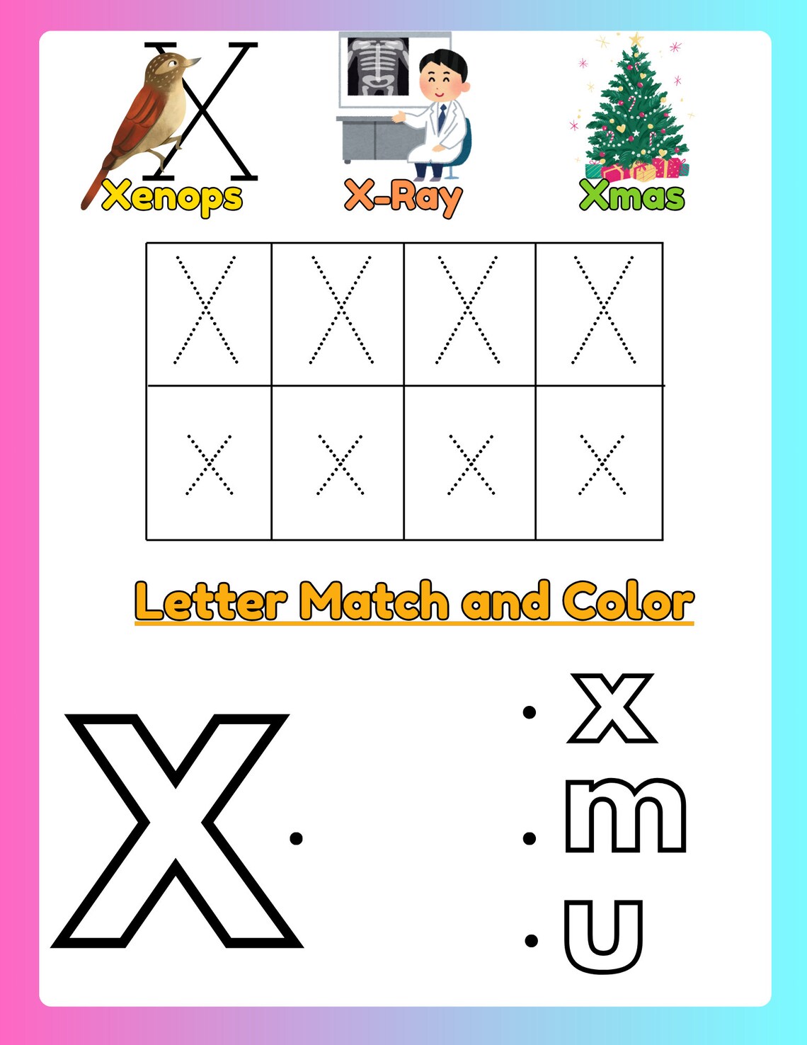 Printable Preschool Alphabet Handwriting Tracing, Uppercase and ...