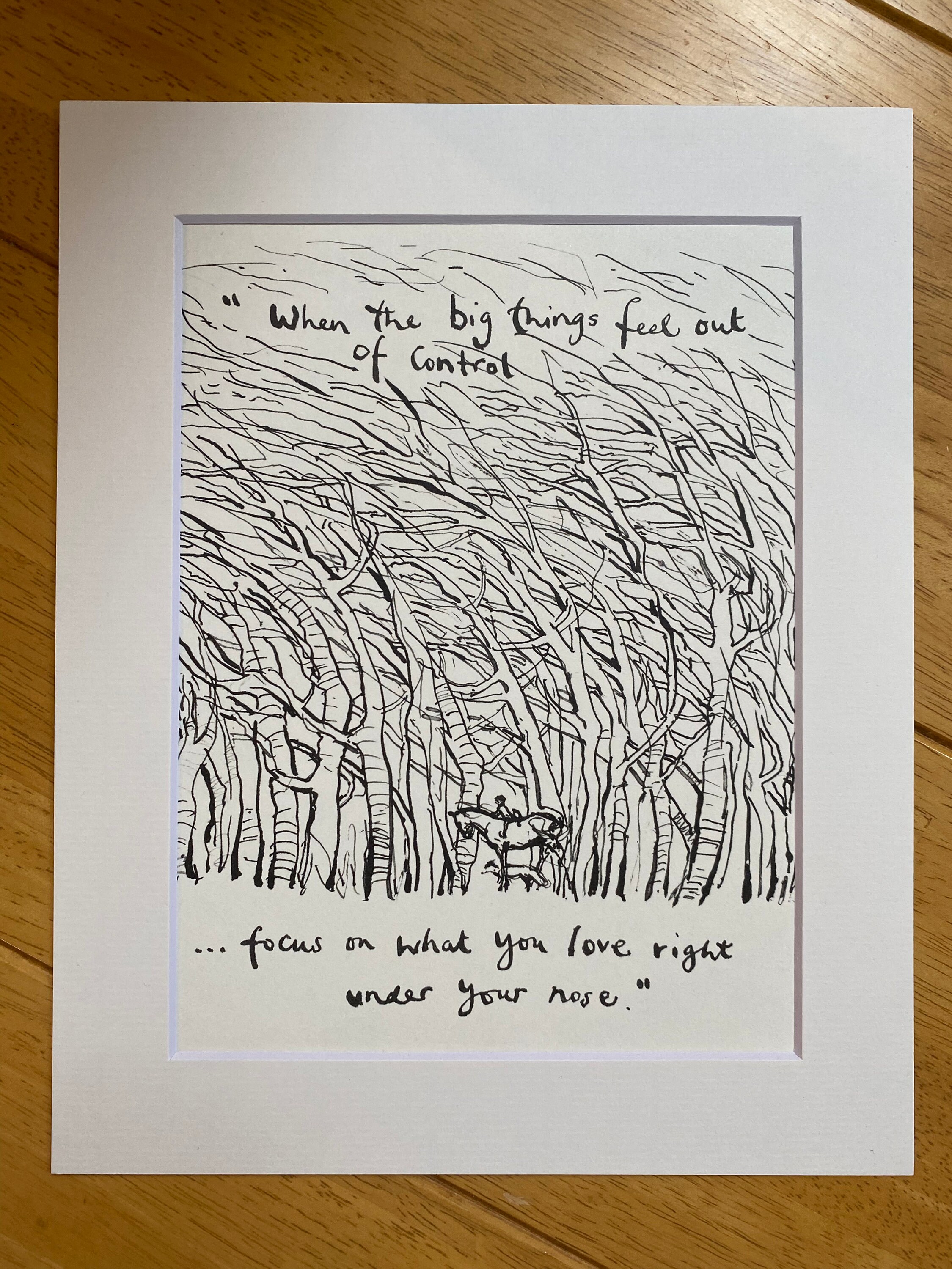 Charlie Mackesy Mounted Print Book Page From the Boy, the Mole, the Fox ...