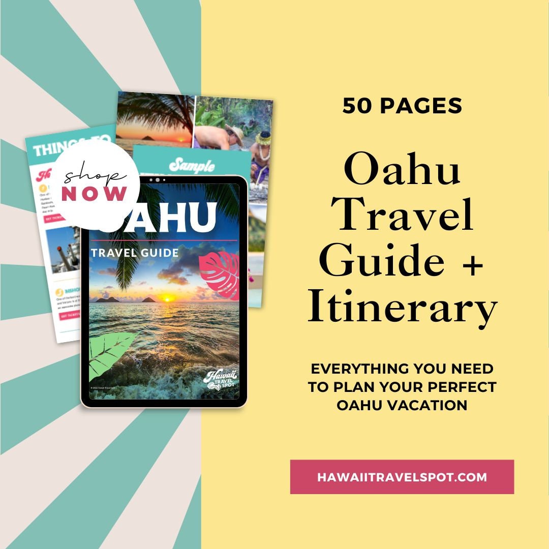 7-day Oahu Itinerary 2024 Oahu Travel Guide Oahu Guide Book 50 Page ...
