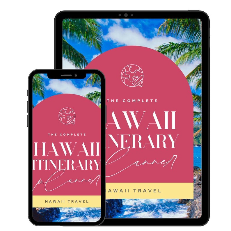 Hawaii Trip Planner PDF, Printable Vacation Itinerary & Packing List ...