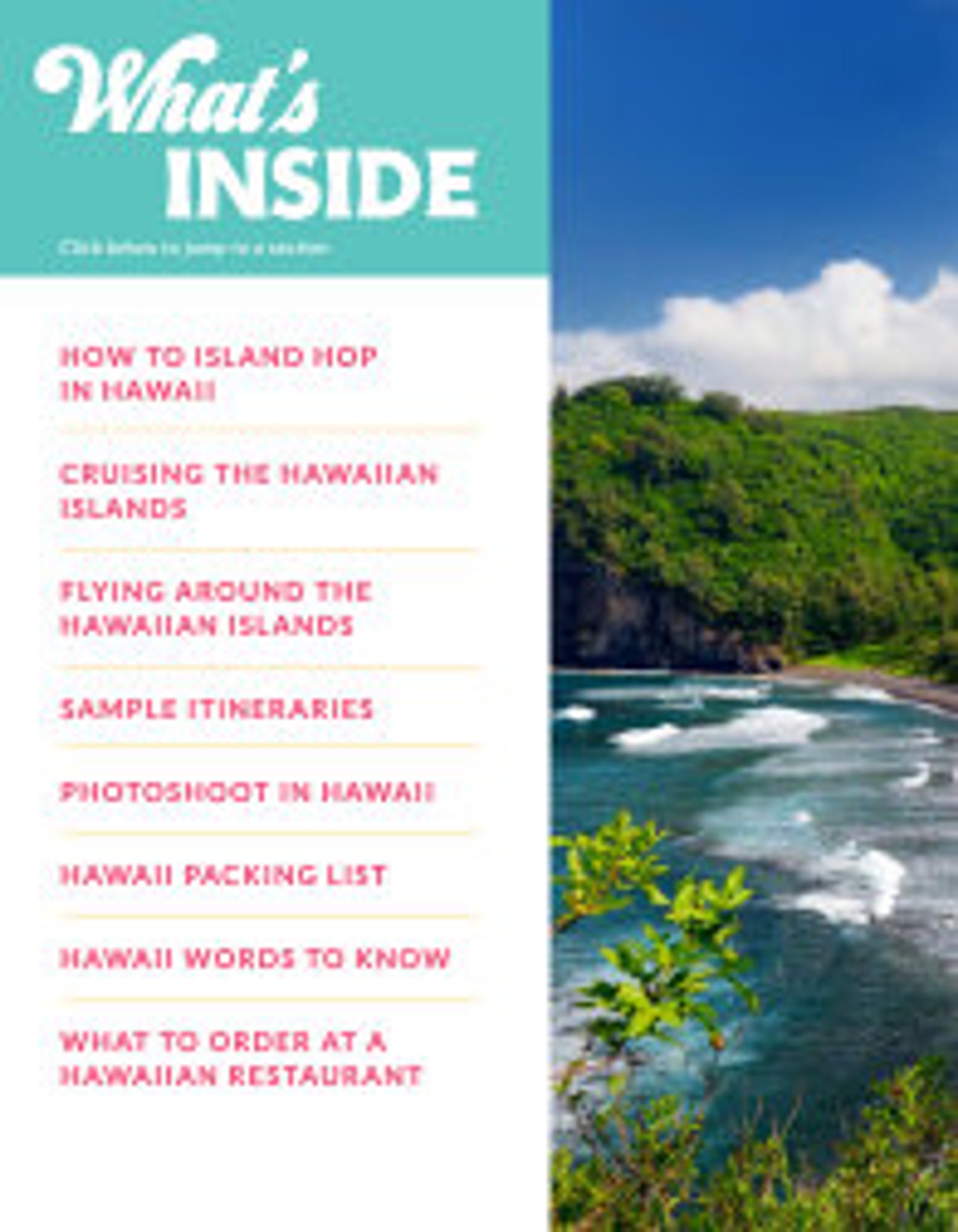 Hawaii Island Hopping Guide 2025, Multi-island Itinerary PDF, Cruise ...
