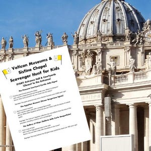 Rome Scavenger Hunt Printable for Kids, Italy Travel Activity PDF ...