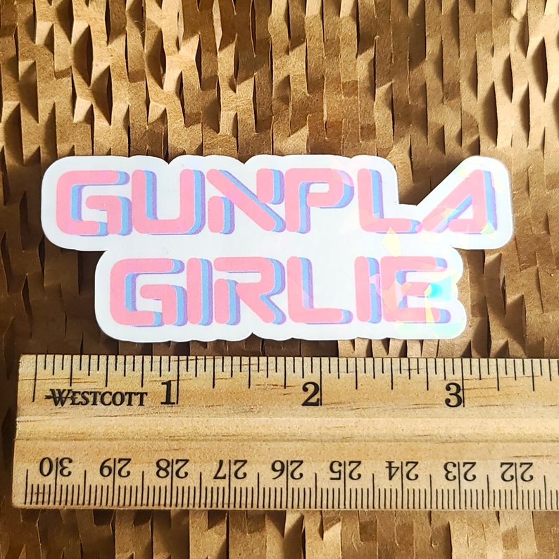Fangirl Series gunpla Girlie Handmade Vinyl Sticker - Etsy