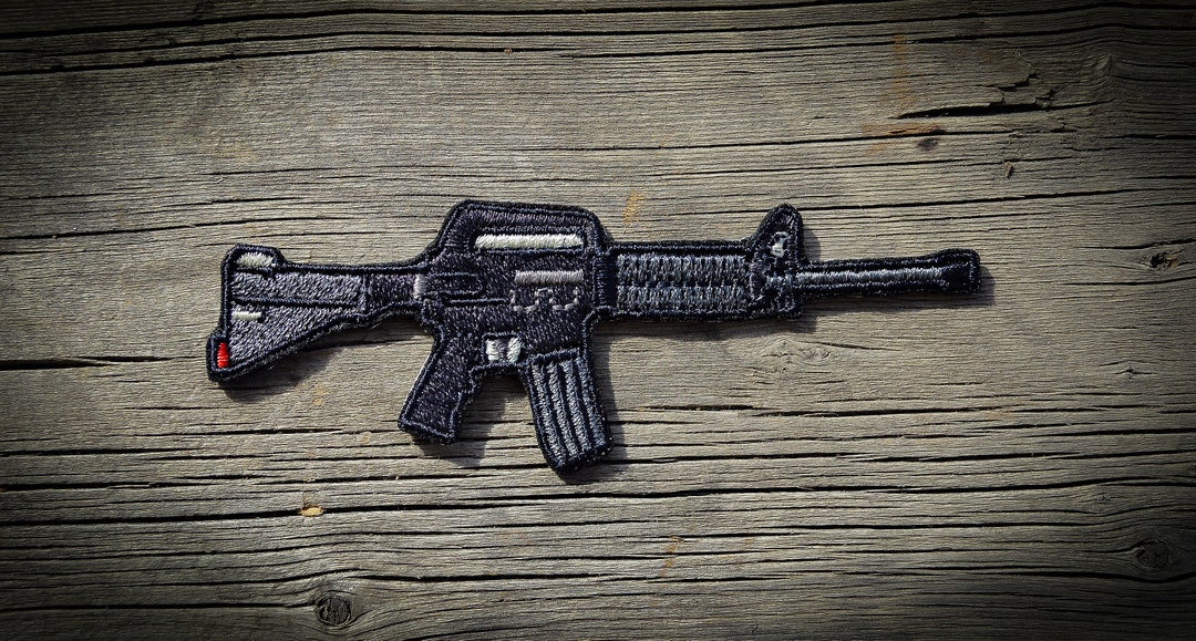 AR-15 Gun Rifle Embroidery Patch - Etsy
