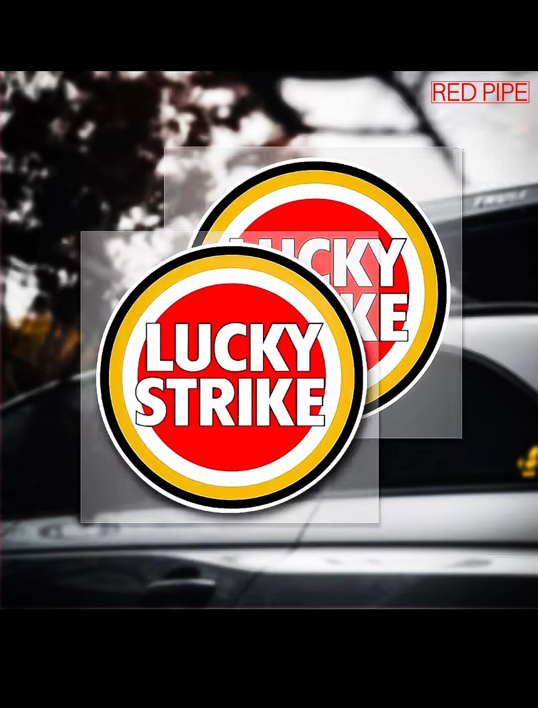 Stick With Luck – Bold Lucky Strike Stickers That Last! - Etsy