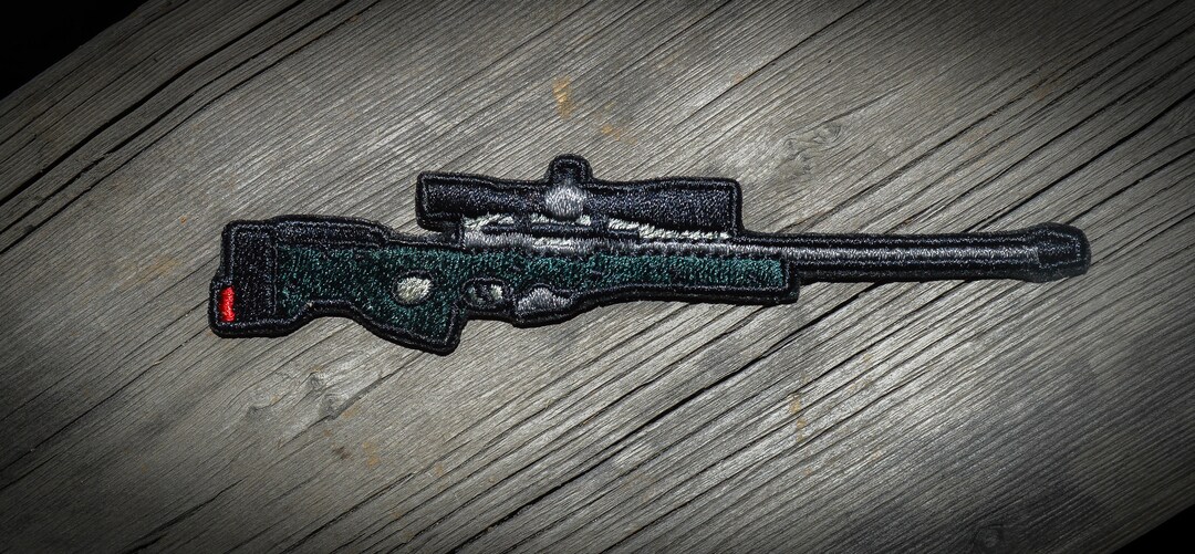 Sniper Gun AWM Embroidery Patch - Etsy