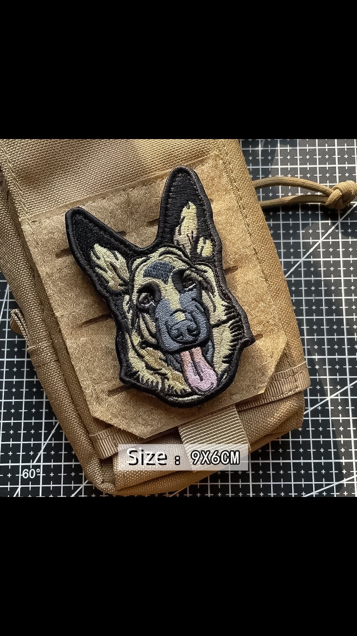 German Shepherd Tactical K9 Embroidery Patch - Etsy