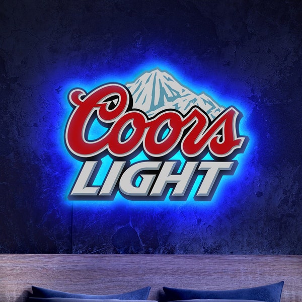 Coors Light Neon Sign - Etsy UK