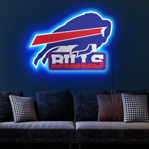 Buffalo Bills Man Cave Wall Led Sign - Etsy