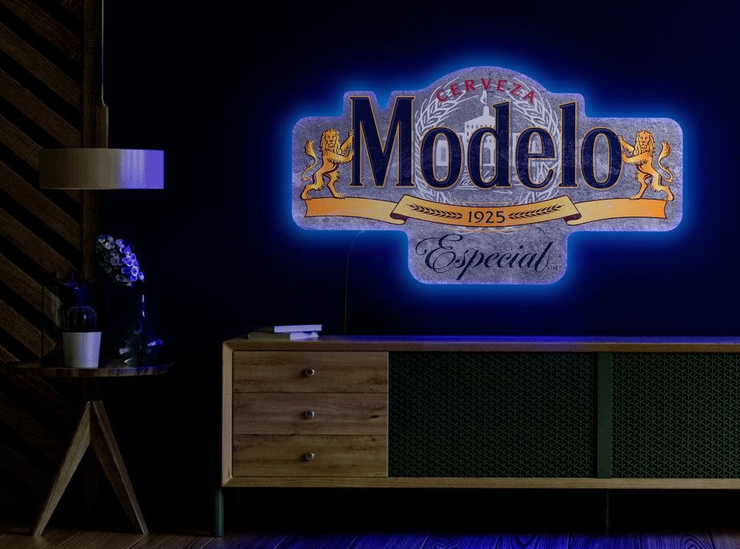 Modelo Led Sign Modelo Logo Sign Modelo Neon Sign Modelo - Etsy