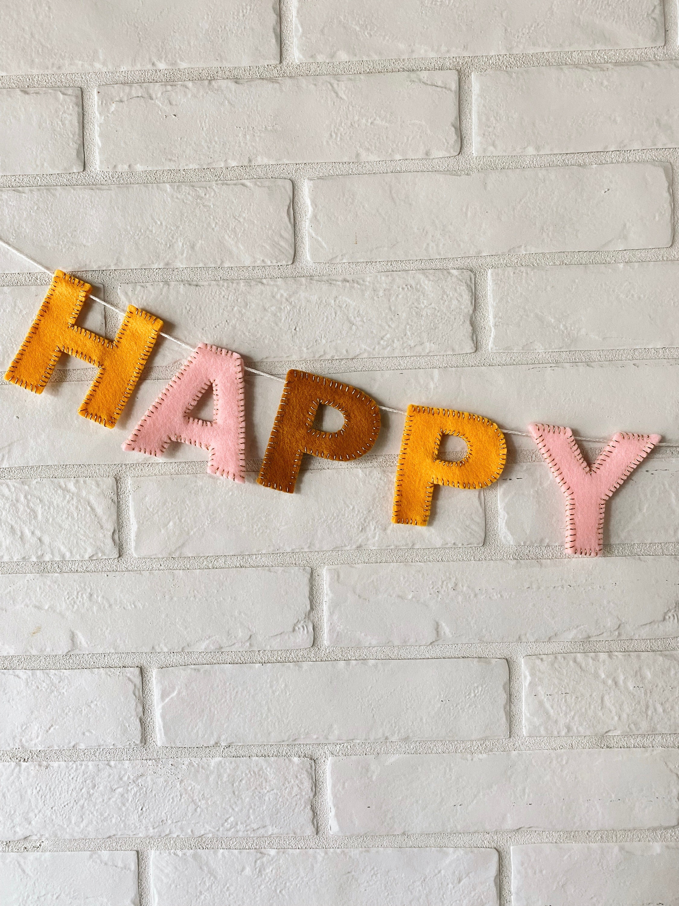 Felt Happy Birthday Garland - Etsy