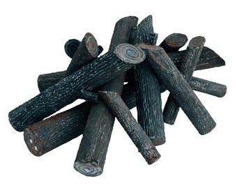 Steel Fire Pit Logs | Gas Fire Pit Log Set | Fire Pit Logs | Metal Logs ...