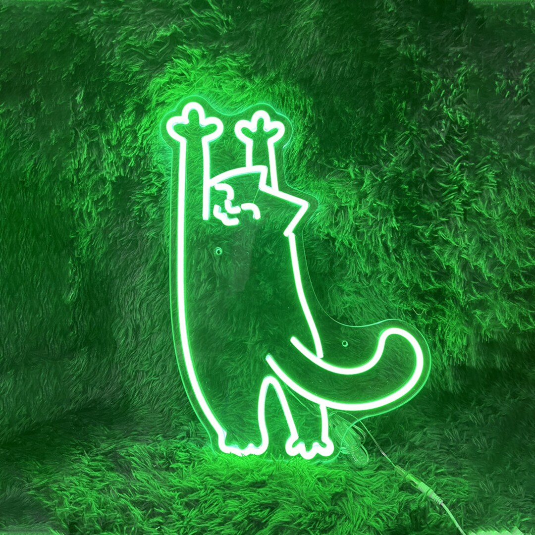Scratching Cat Custom Neon Sign Kitten Wall Art Neon Led - Etsy