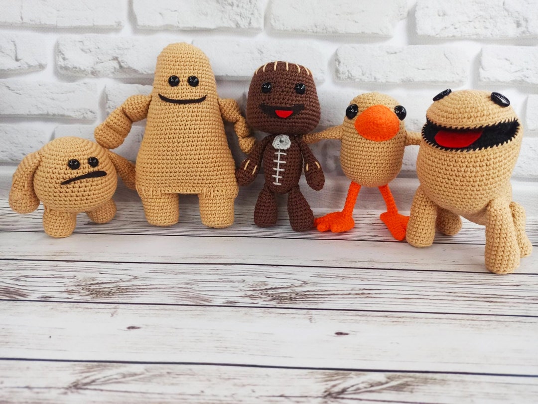 Crochet Sackboy Plush Toy-sackboy Costume-little Big Planet Birthday ...