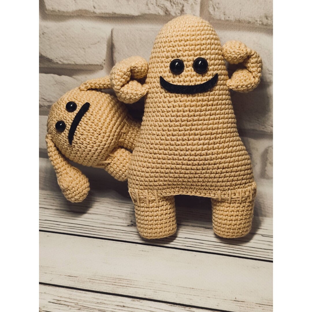 Crochet Toggle Plush Toy-unique Accessory for Gaming Lovers-sackboy ...