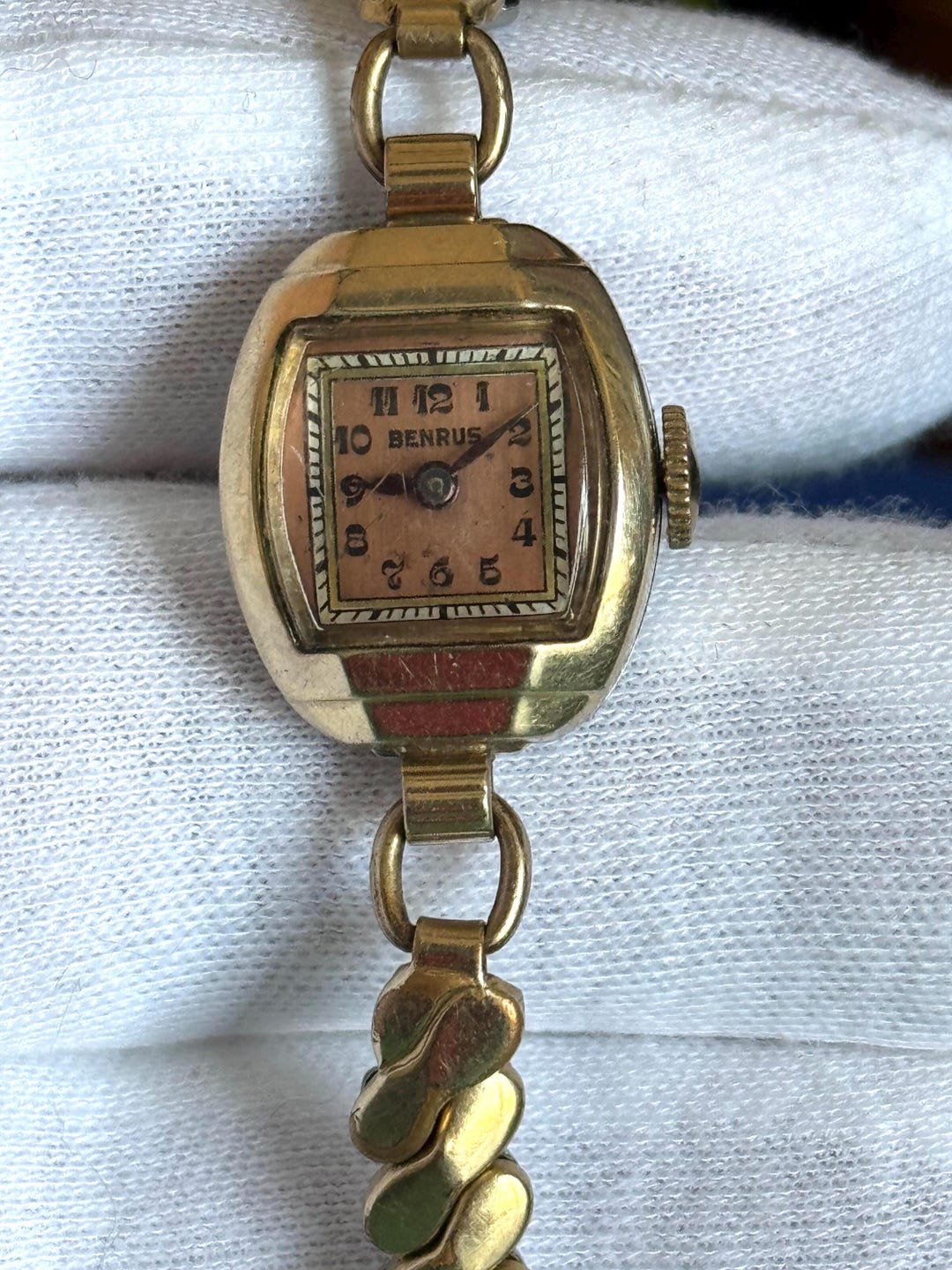 Vintage Benrus Ladies Cocktail Watch – 15 Jewel Mechanical – 10K Rolled ...