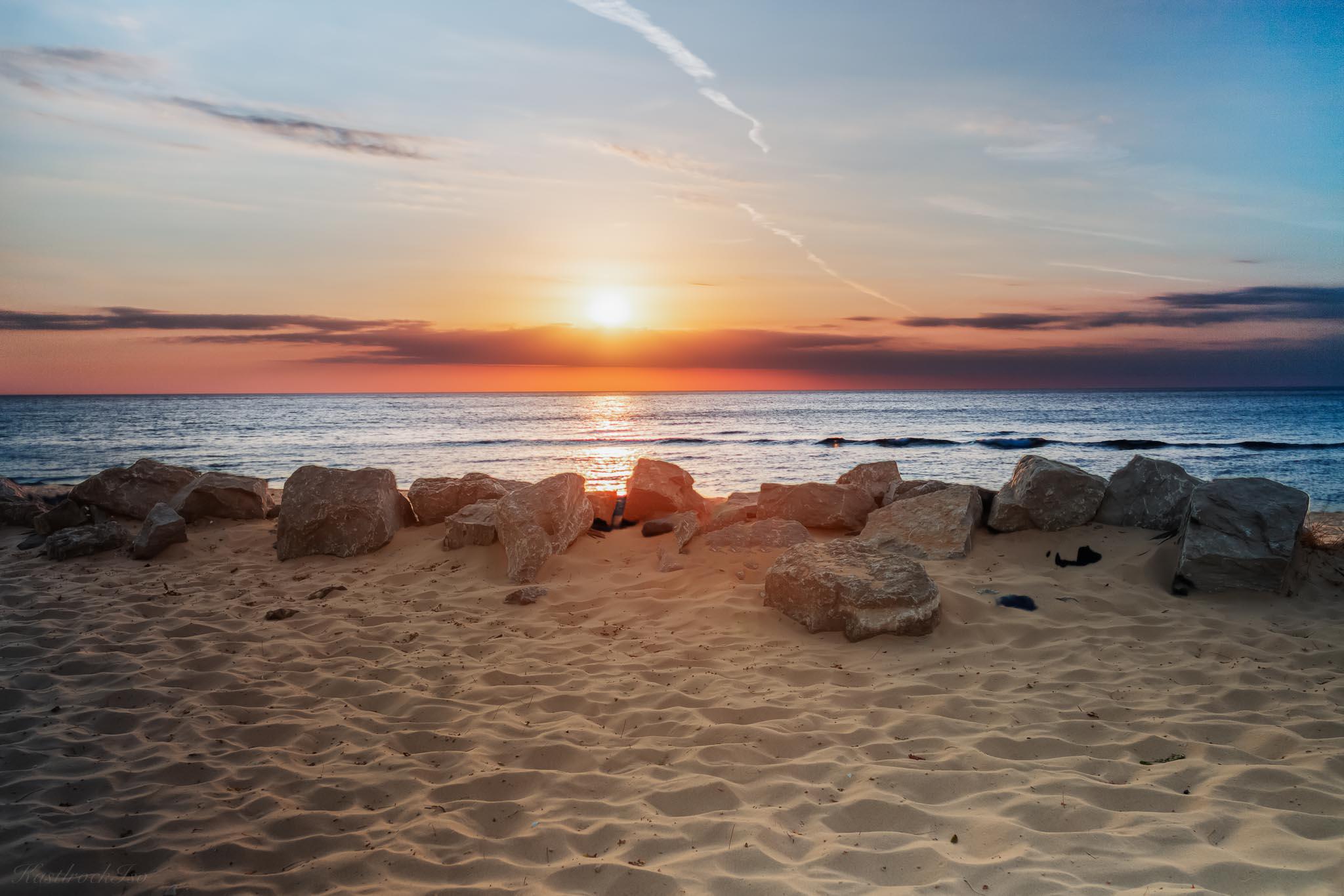 Sunset Over Lake Michigan - Etsy