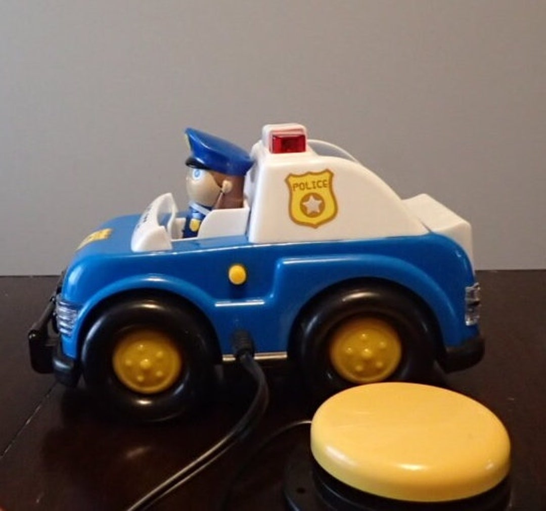 New Switch Adapted Toy Police Car. Lights up With Sound - Etsy