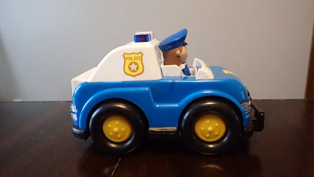 New Switch Adapted Toy Police Car. Lights up With Sound - Etsy