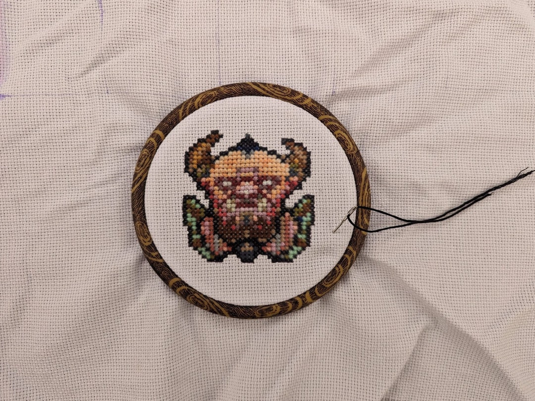 Centaur Warrunner Dota 2 Cross Stitch Pattern Pixel Art 32x32 - Etsy