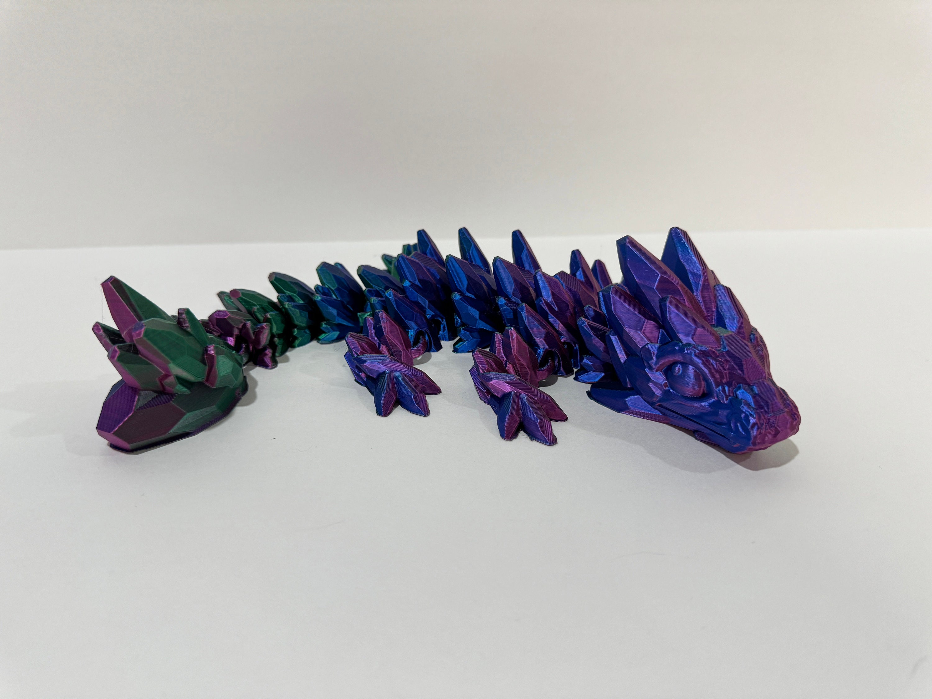 Gemstone Dragon Fidget Toy by Cinderwing, 3D Printed - Etsy
