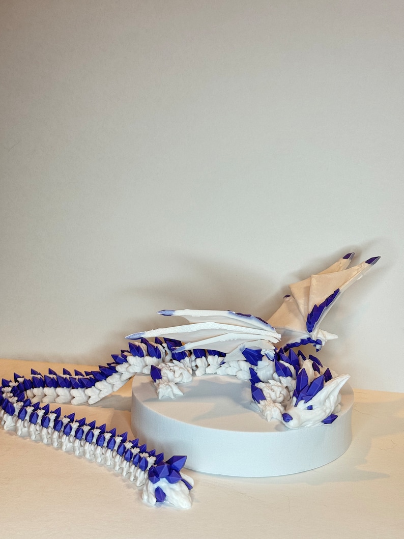 Crystal Wolf Dragon by Cinderwing - Etsy