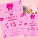 Editable Invitation Pink Doll Birthday Party Invite Digital Invite ...