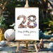 28th Birthday Photo Collage Template, 28th Birthday Welcome Sign ...