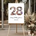 28th Birthday Photo Collage Template, 28th Birthday Welcome Sign ...