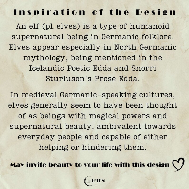 Elf Art Design, Mythology Wallart, North Germanic Culture & History ...