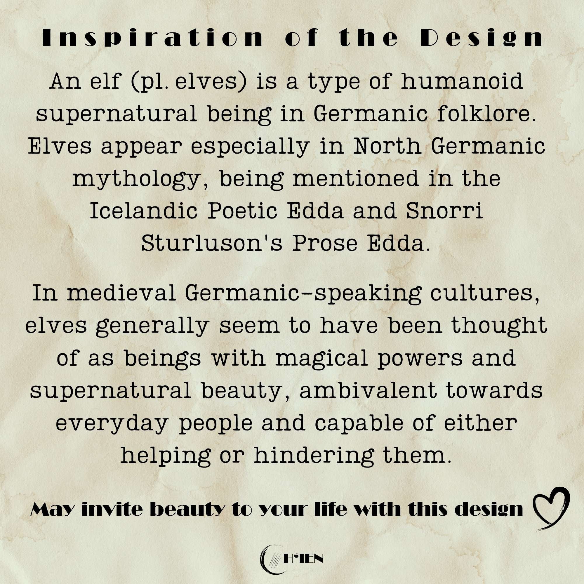 Elf Art Design, Mythology Wallart, North Germanic Culture & History ...