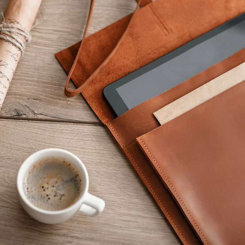 Handmade Leather Folder Personalized Document Holder Leather - Etsy