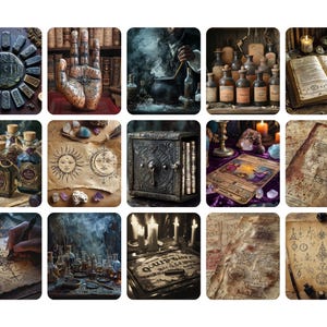 50 Vintage Occult Stock Images: Ai-generated Witchy Art (PLR + MRR) - Etsy