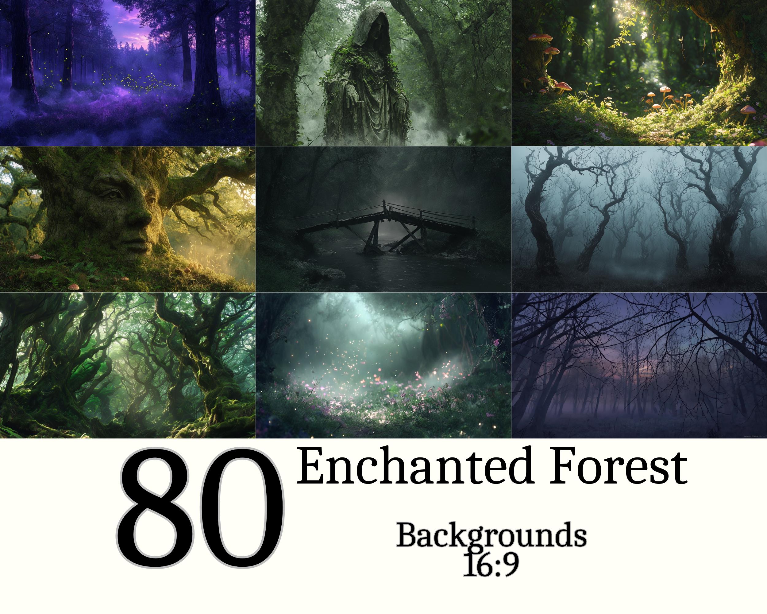 80 Enchanted Forest Desktop Wallpaper Desktop Backgrounds Magic ...