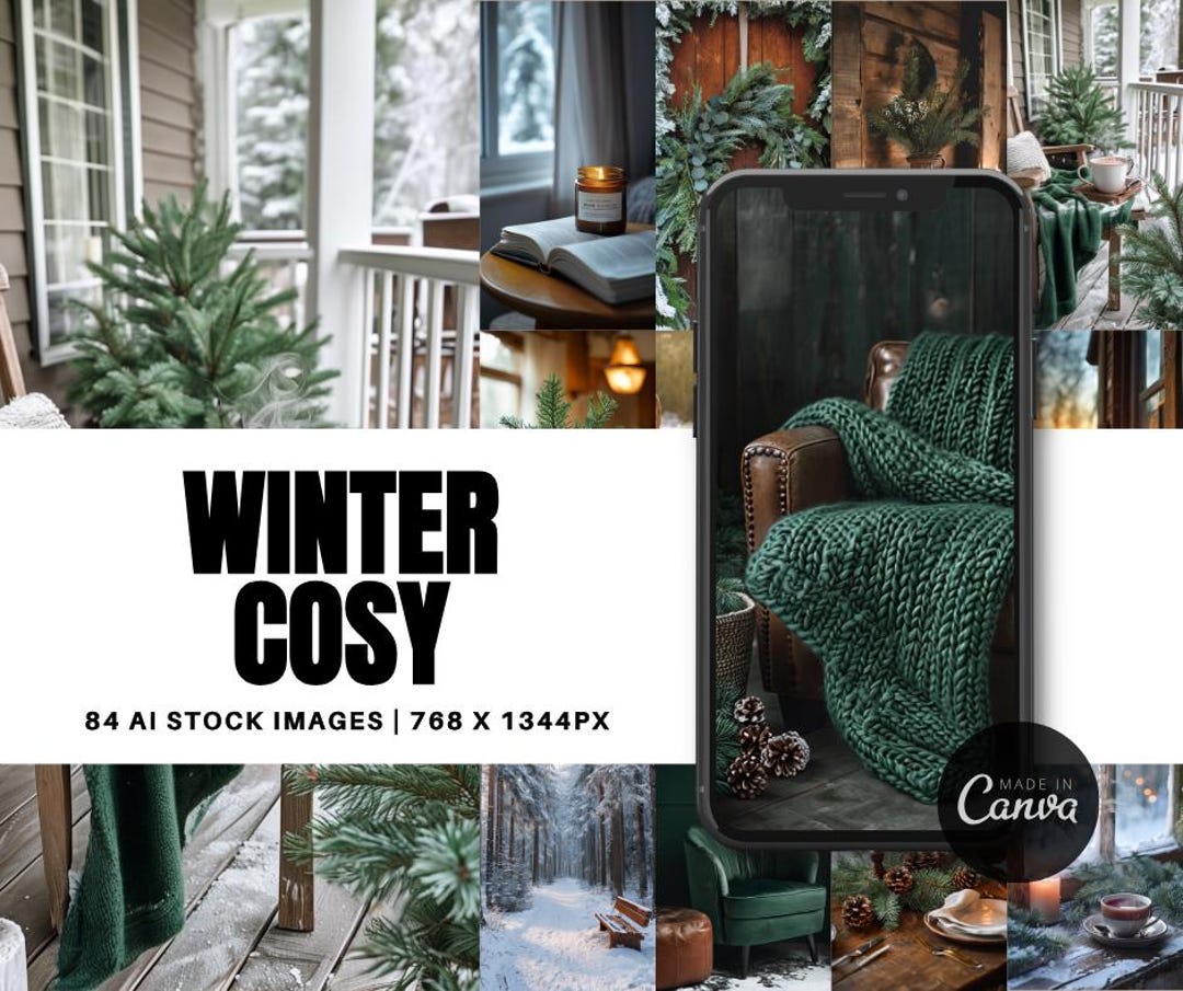 Cosy Green Winter Stock Images - Winter-aesthetics Stock Images, Mrr ...