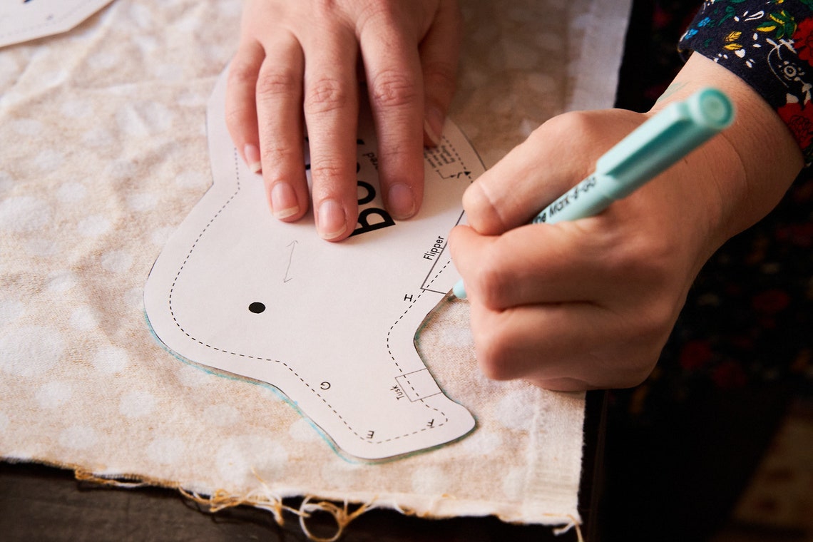 Walrus Plush Toy Printable Sewing Pattern and Instructions - Etsy