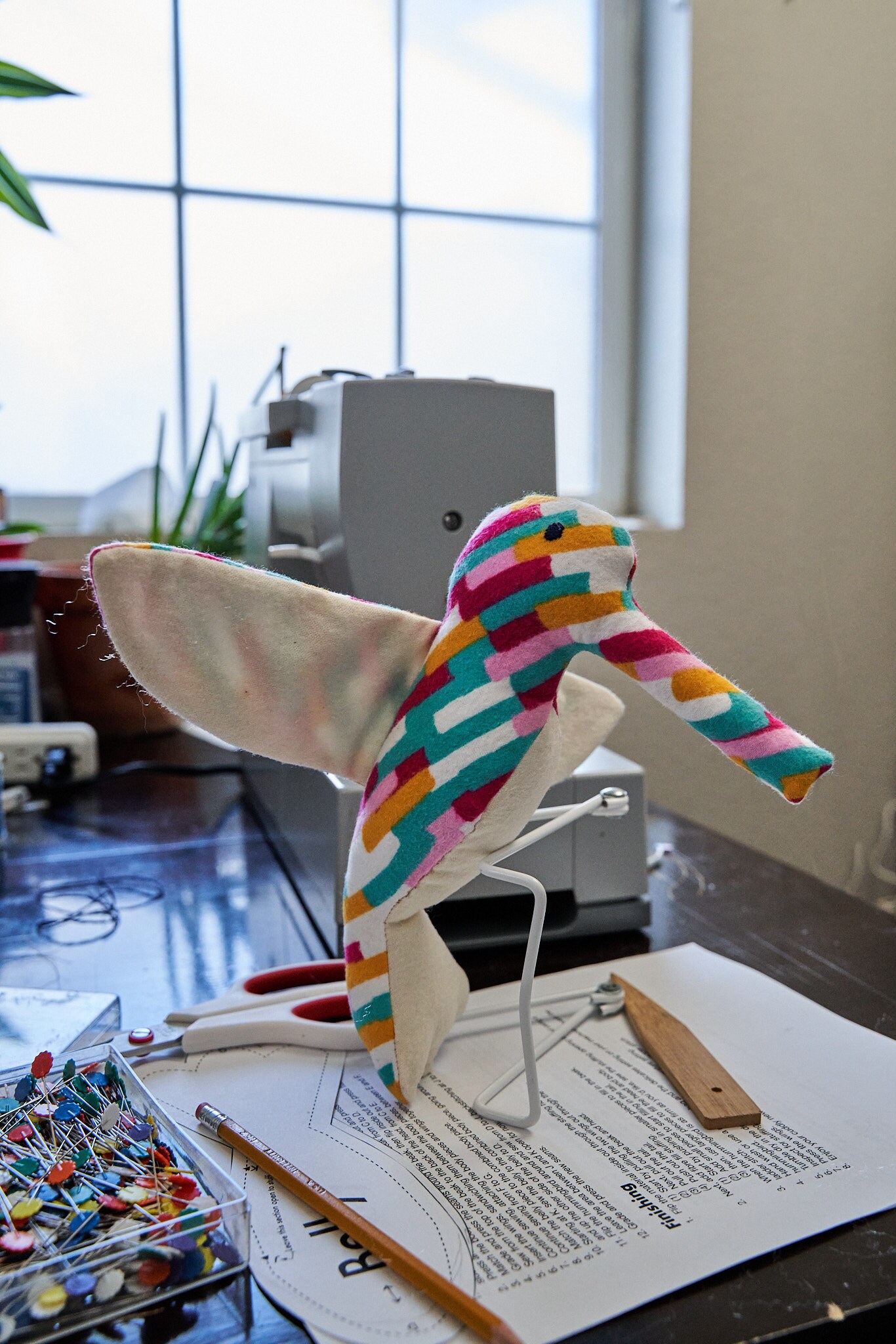 Cozy Hummingbird Stuffed Animal DIY Plush Toy Printable Pattern and ...