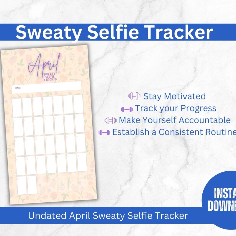 April Tracker - Etsy