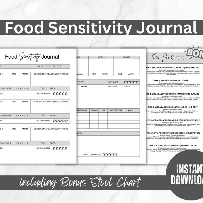 Food Journal - Etsy