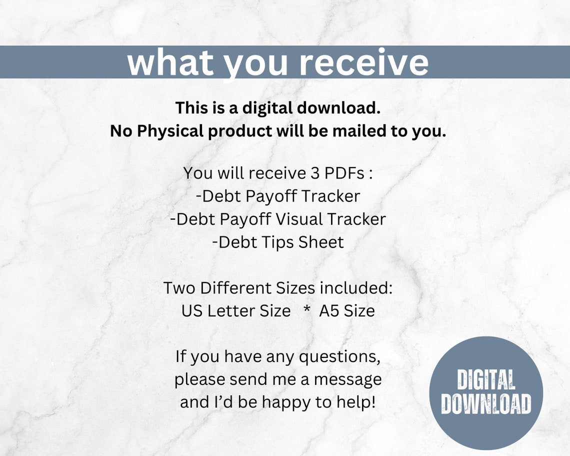 Debt Tracker Printable, Debt Payoff Tracker, Visual Debt Tracker, Debt ...