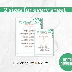 St Patricks Day Game Bundle, Printable Games, St Pattys Day, Family Fun ...