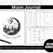 Moon Planner & Journal, Undated Moon Planner, Full Moon | New Moon ...