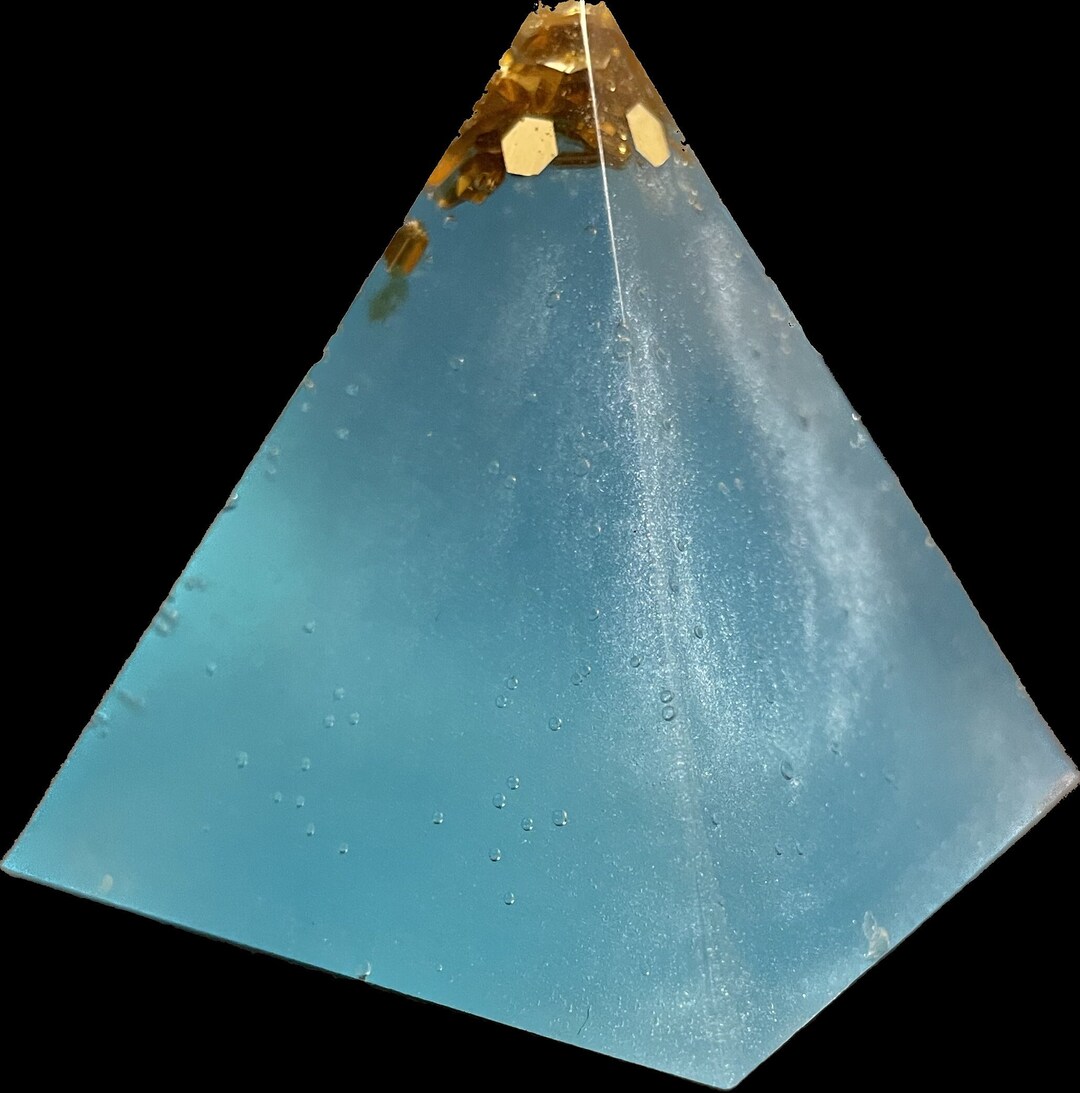 Resin Pyramid Paperweight - Etsy