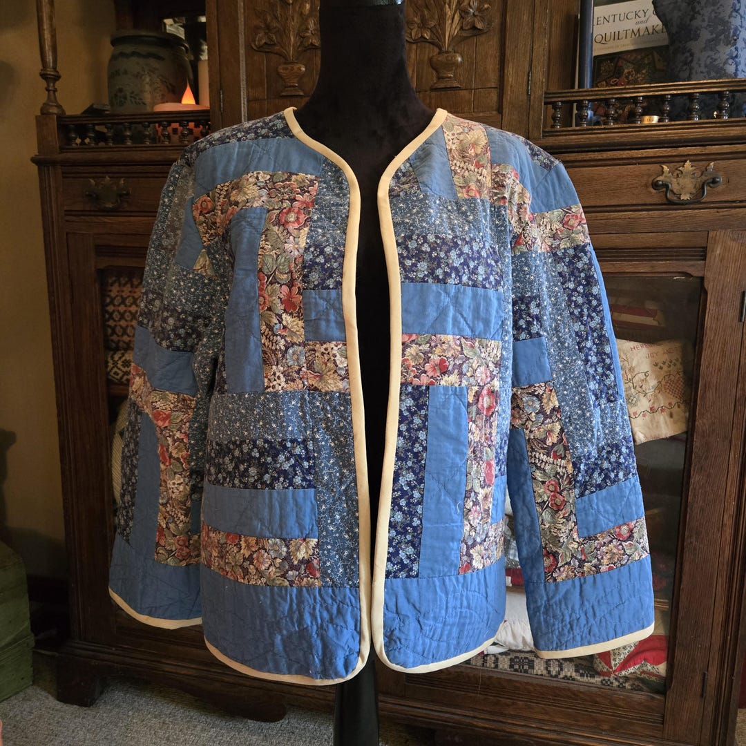 Quilt Jacket Made by Me From a Vintage Quilt - Etsy